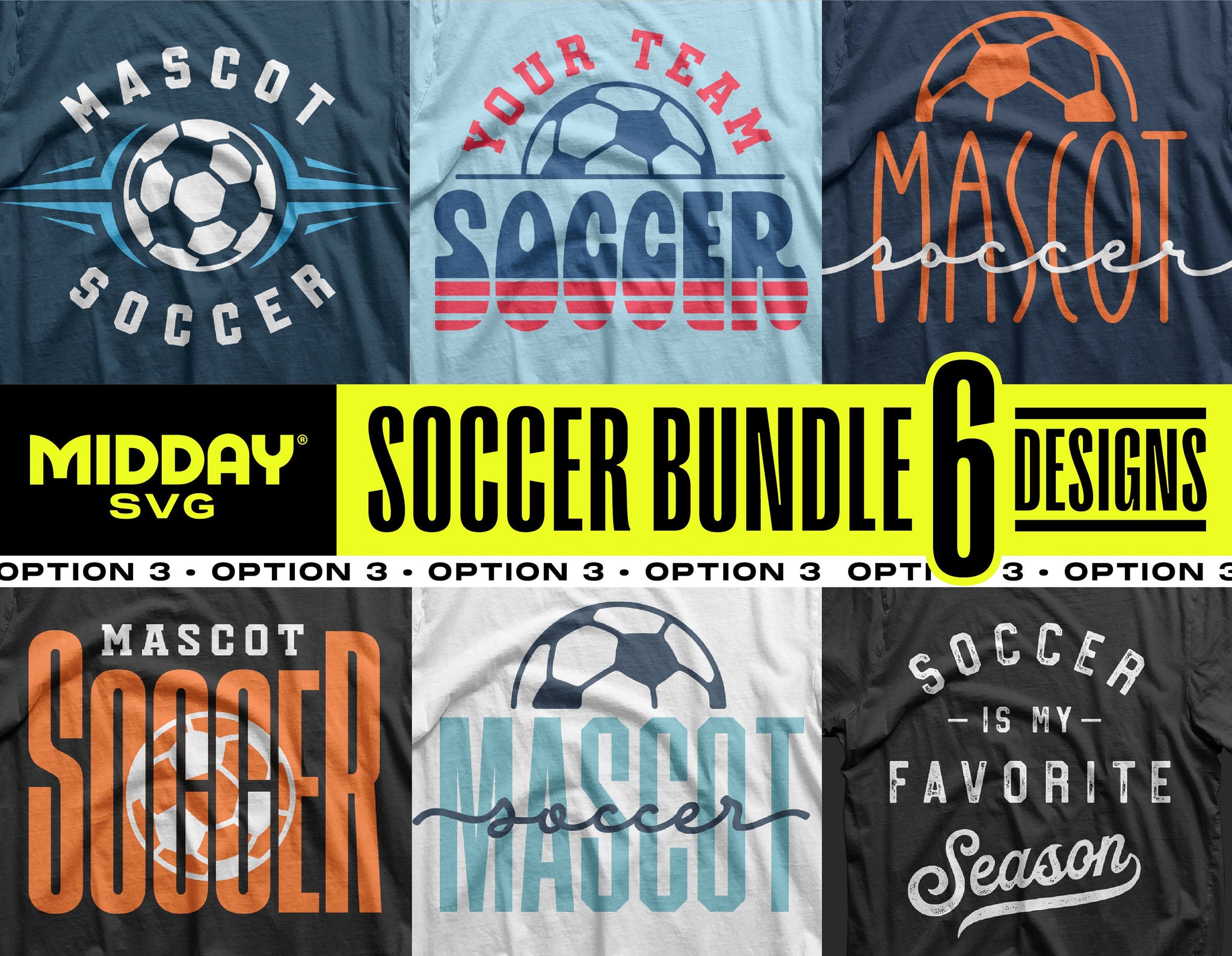 Soccer Svg Png Bundle V3: DIY Digital Download Templates for Your Favo ...